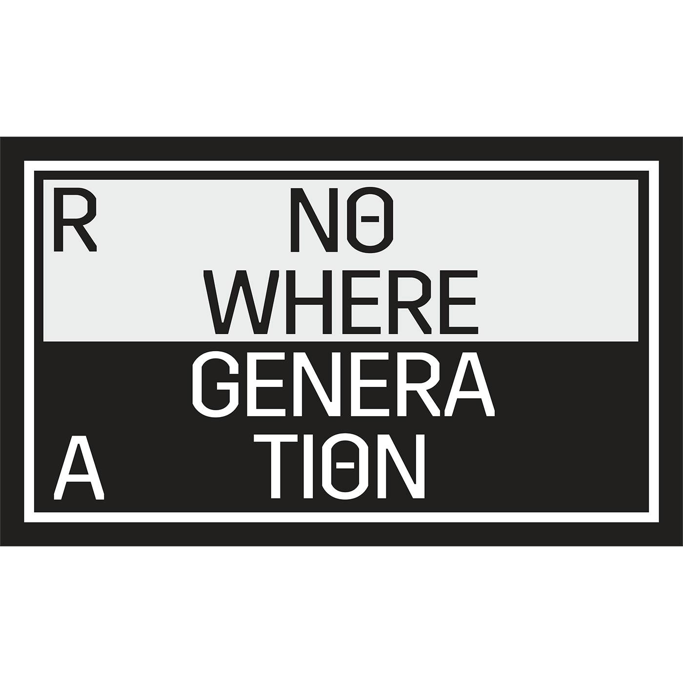 Rise Against Nowhere Generation Black / White Flag