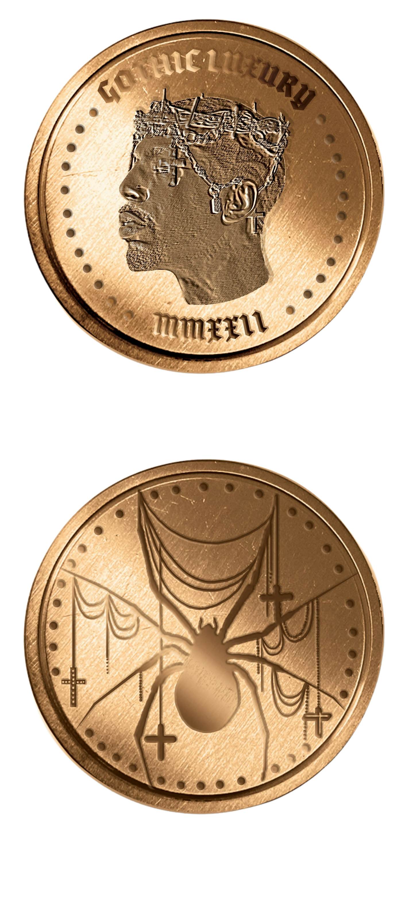 Meechy Darko Gothic Luxury Coin