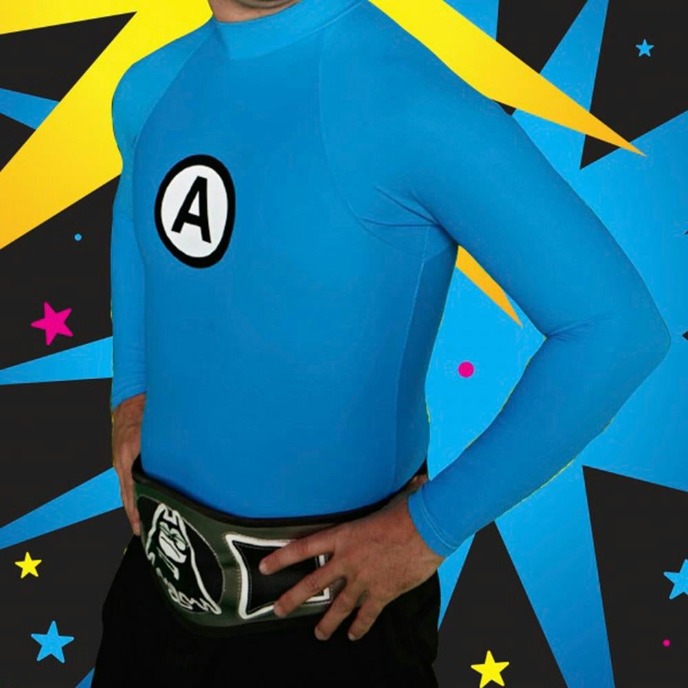 The Aquabats! Logo Rash Guard Longsleeve Youth - Blue