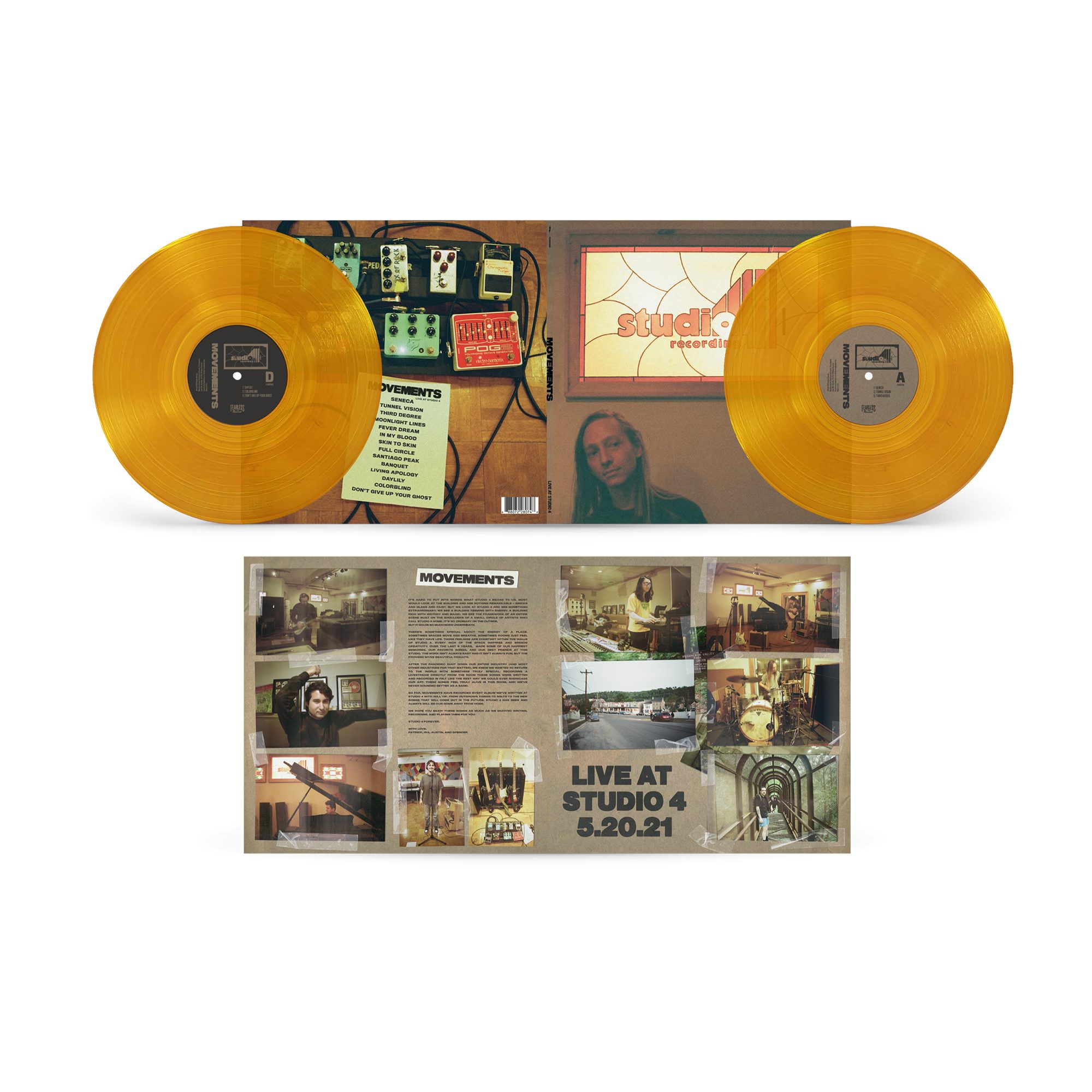 Movements "Live At Studio 4" Amber Vinyl
