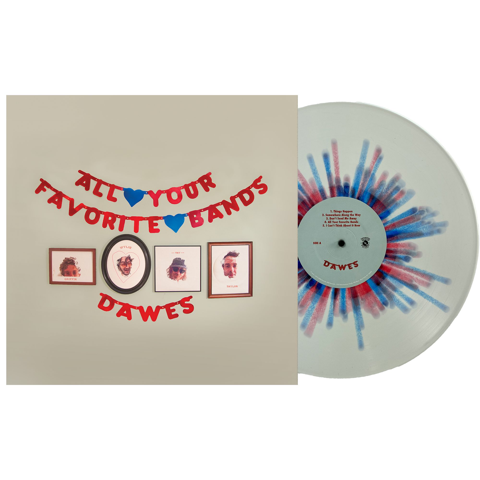 Dawes All Your Favorite Bands Limited Edition "Uncle Sam Splatter" LP ...