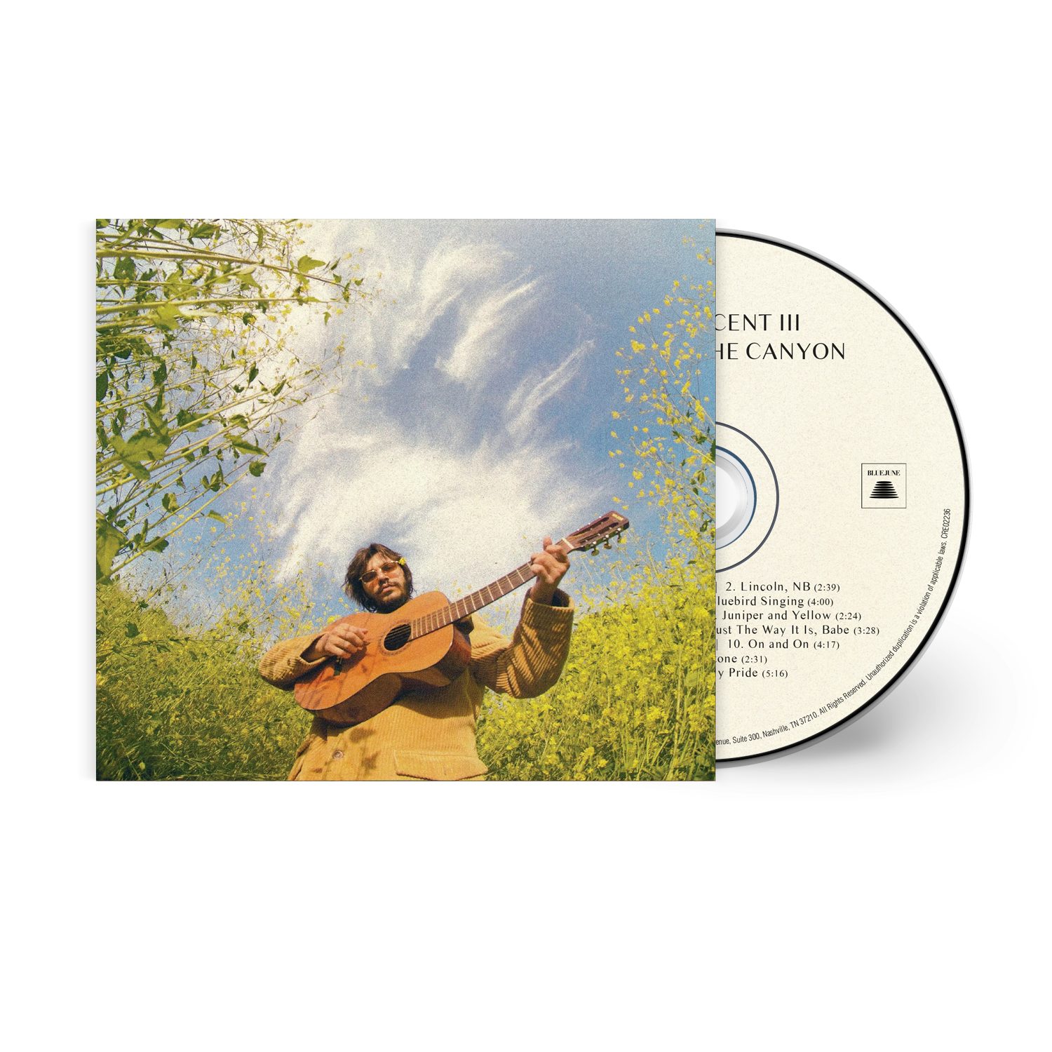 John Vincent III Songs For the Canyon CD (Signed or Unsigned)