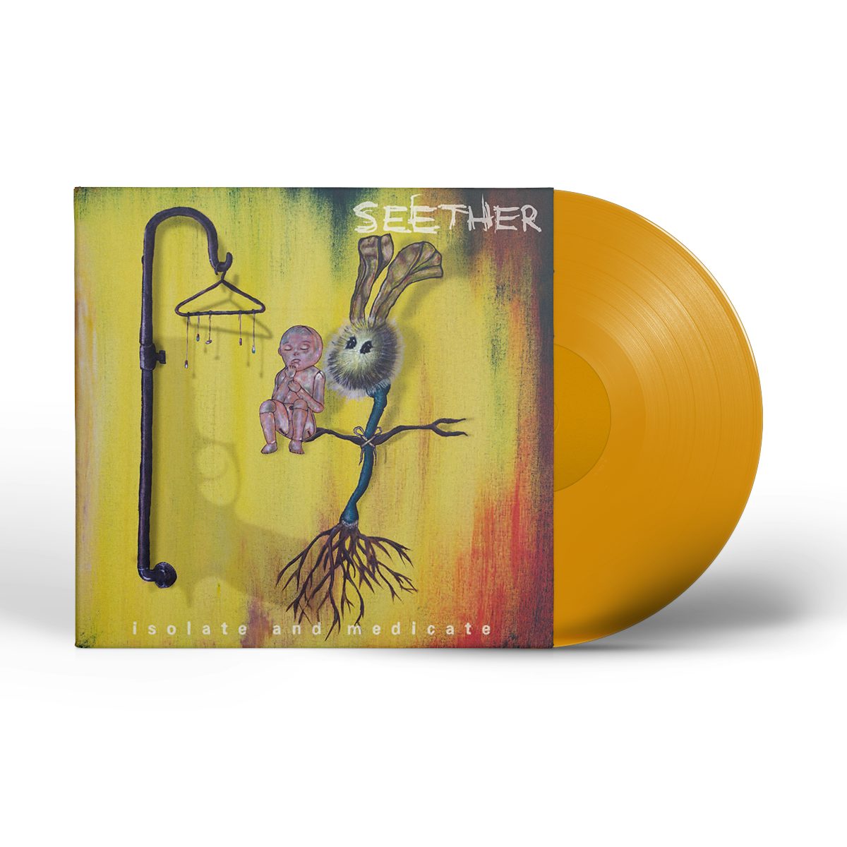 Seether Isolate And Medicate 2020 Opaque Yellow Vinyl Re-issue