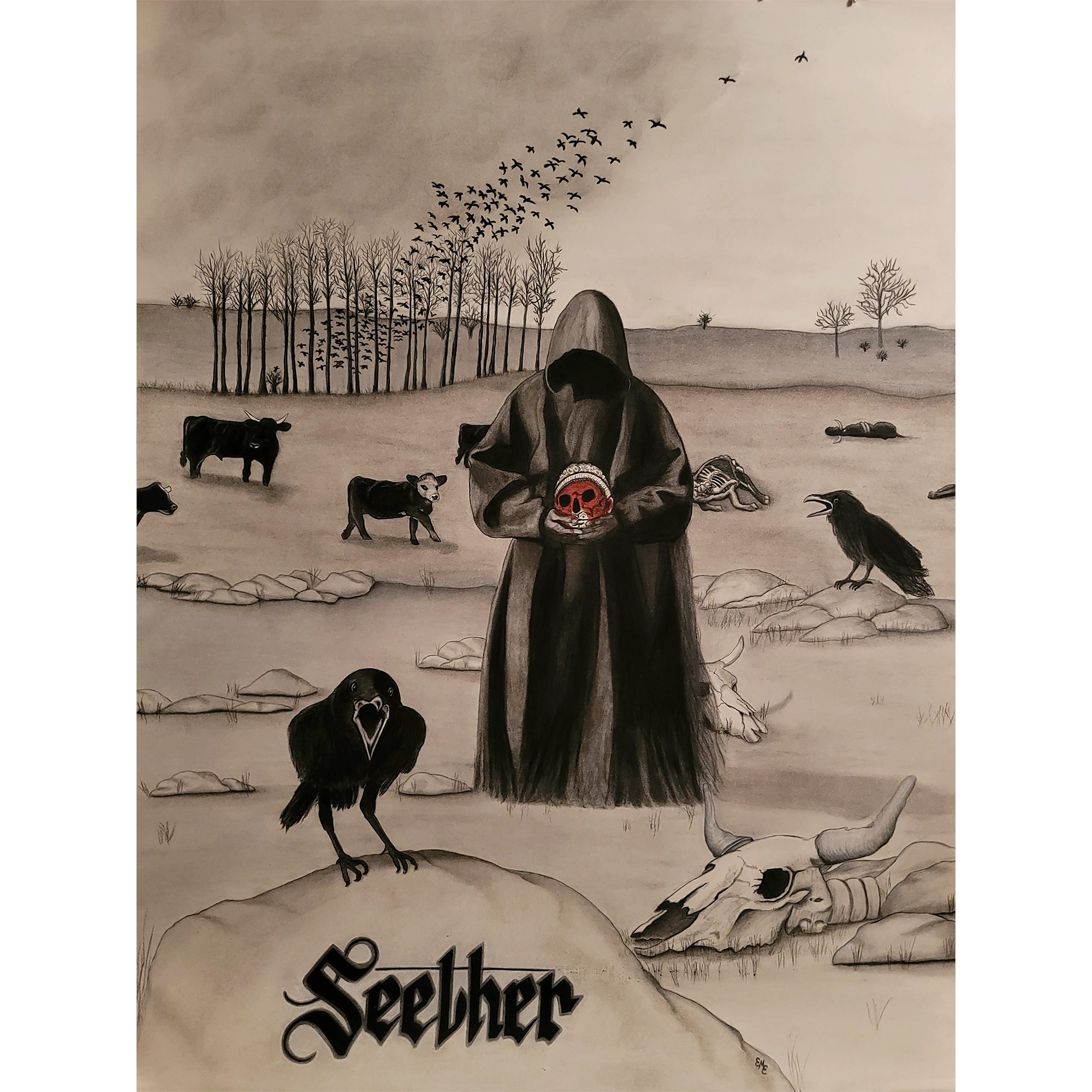 Seether 18x24 Fan Art Poster