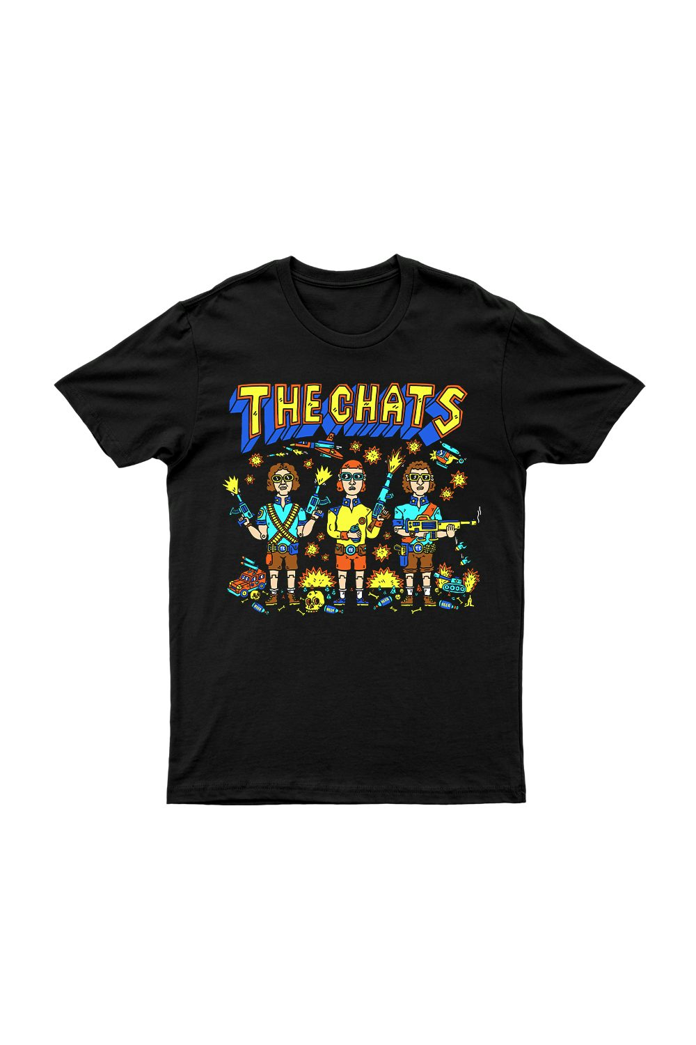 The Chats Team Australia Black Tshirt