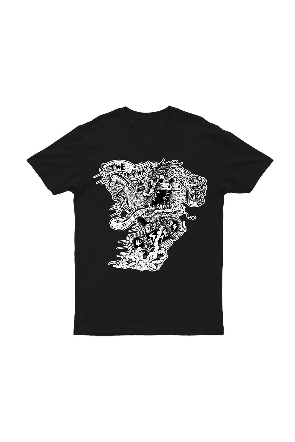 The Chats Skate Fink Black Tshirt