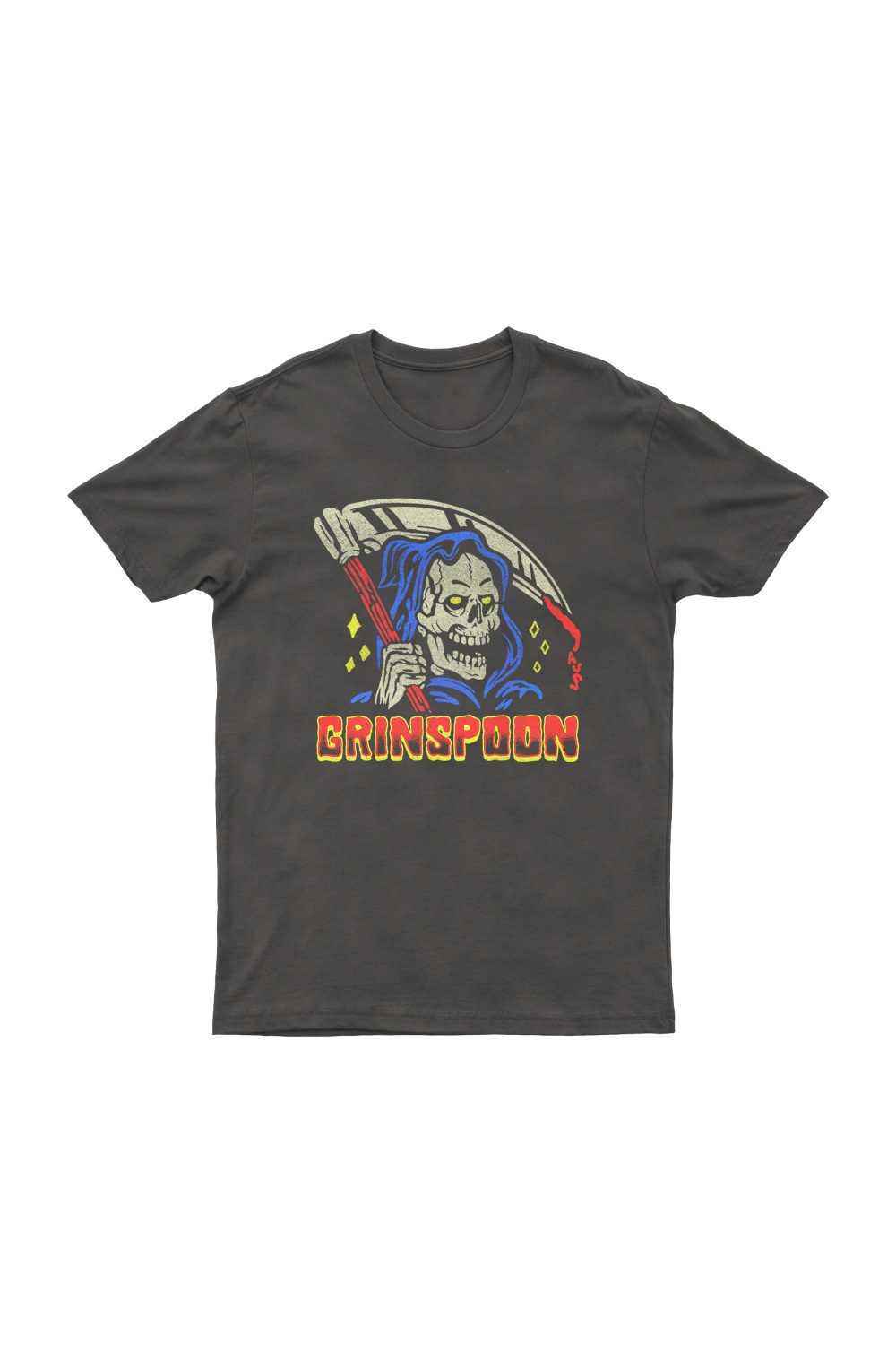 Grinspoon Reaper Black Distressed Tshirt