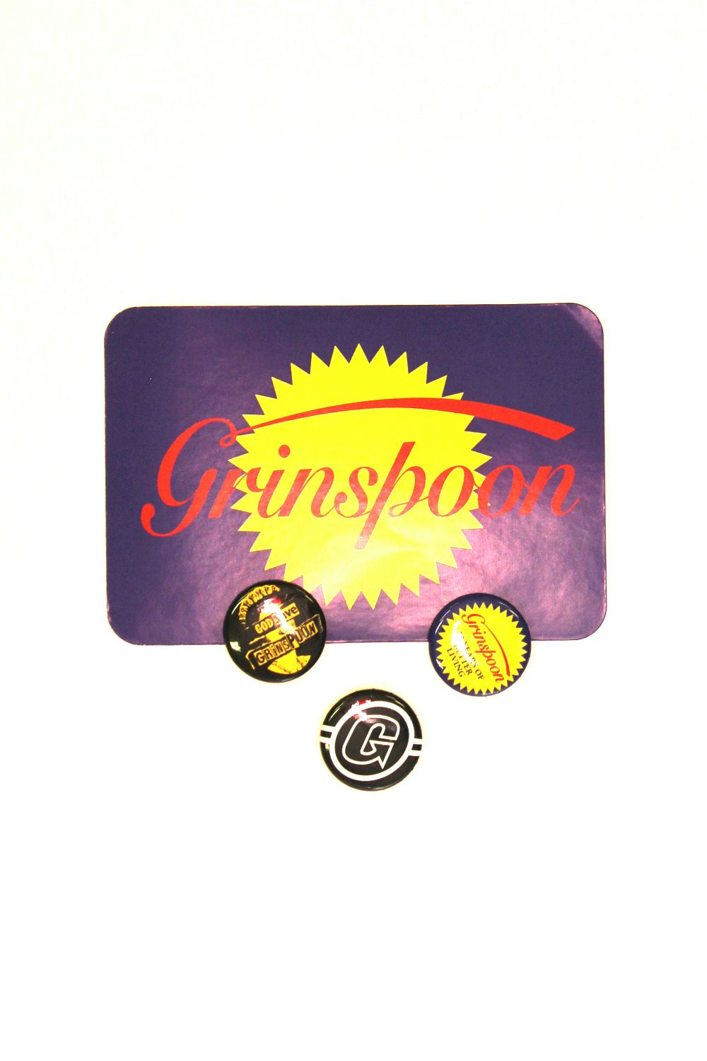 Grinspoon Badge/Sticket Set
