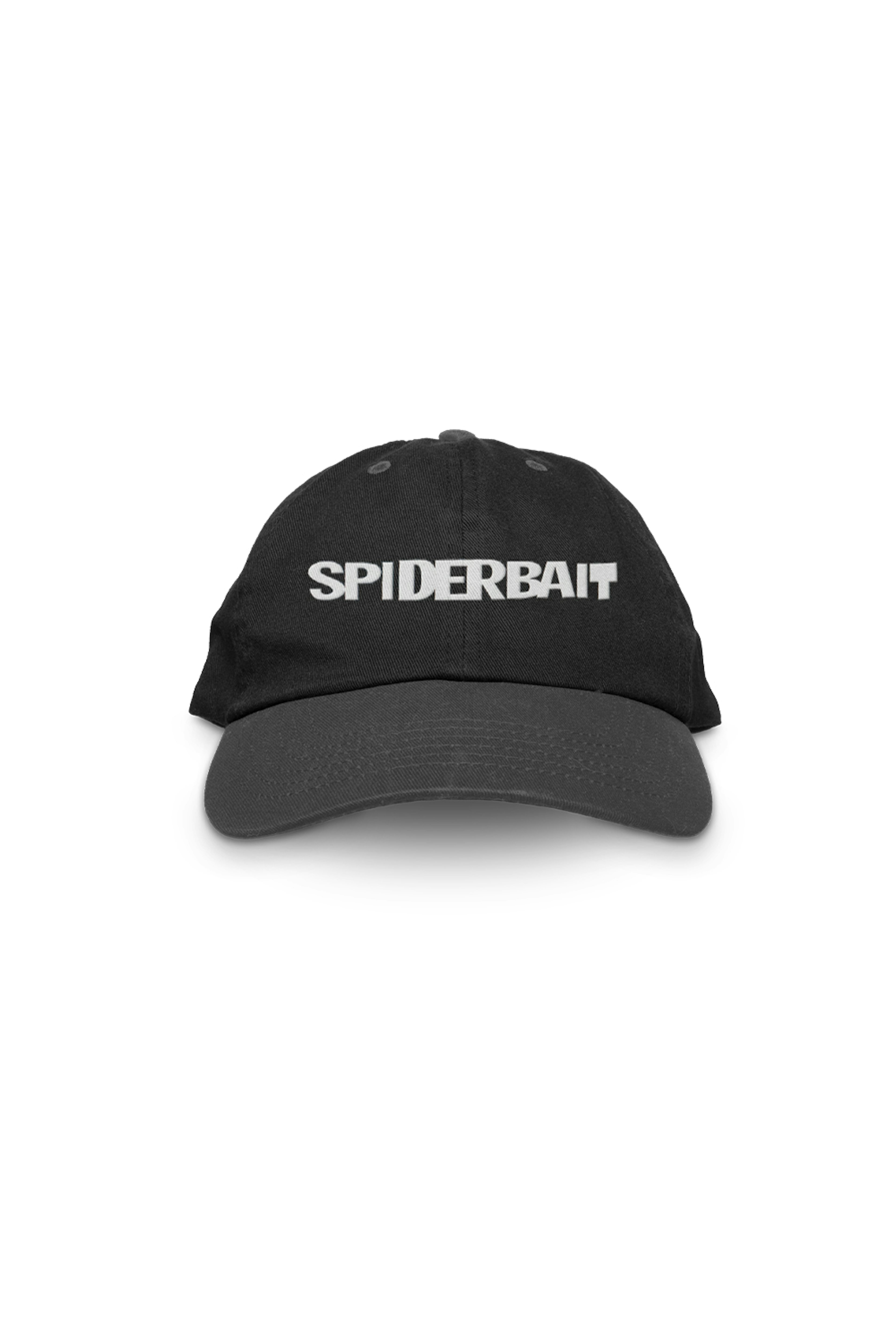 Spiderbait Black Font Cap