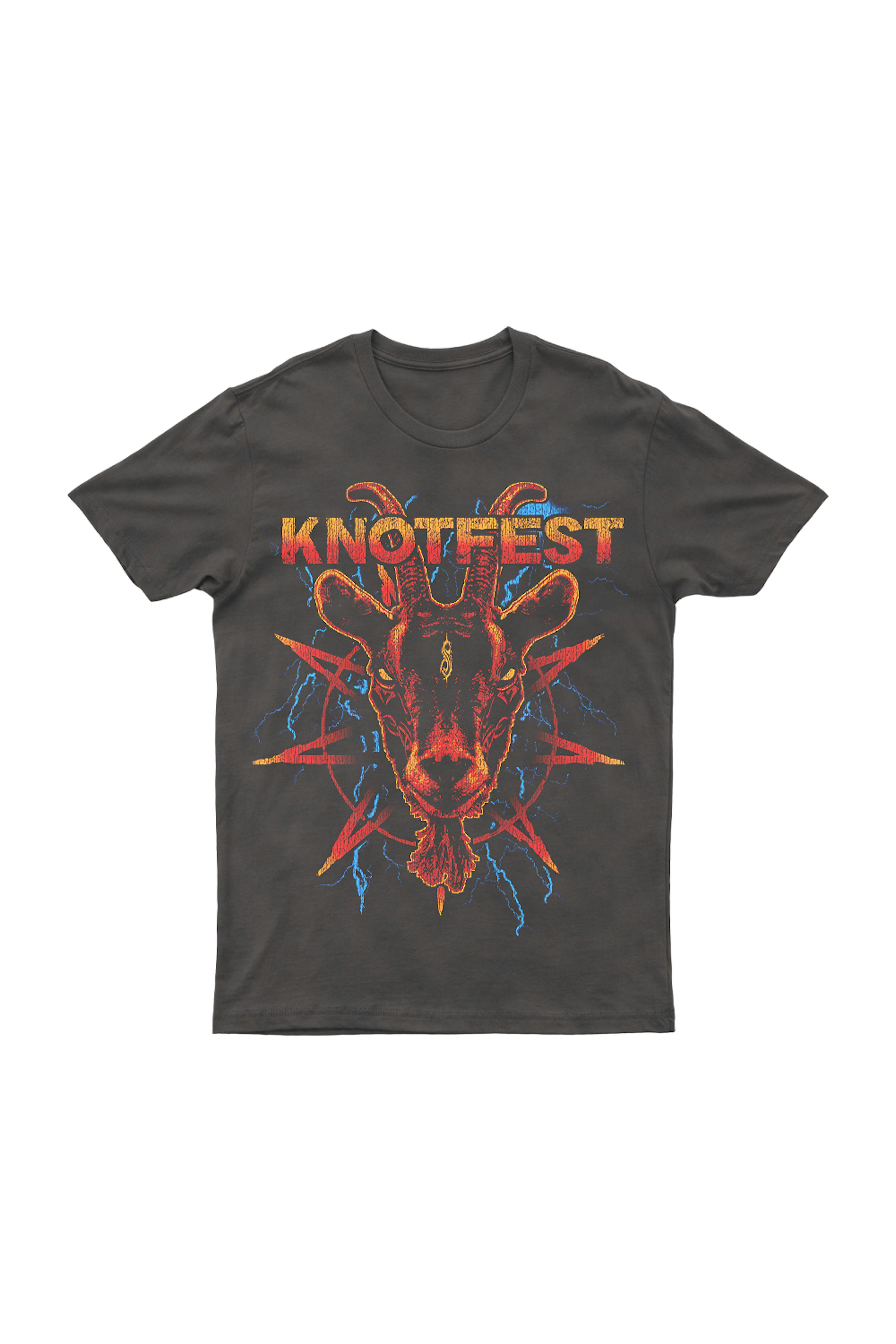 Knotfest GOATHEAD BLACK MINERAL WASH T SHIRT