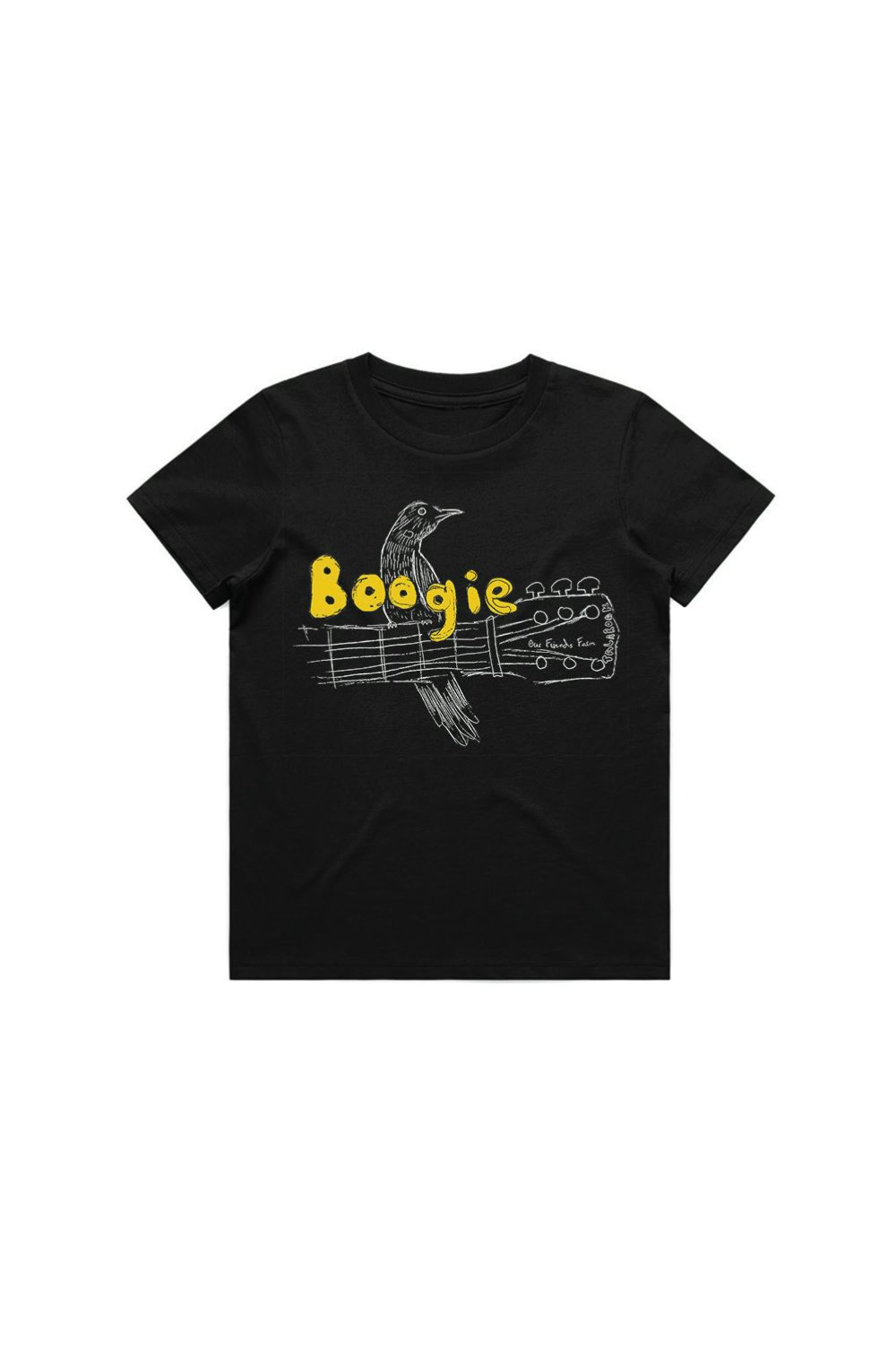 WESTSIDE BOOGIE Gene Bird Kids Black Tee