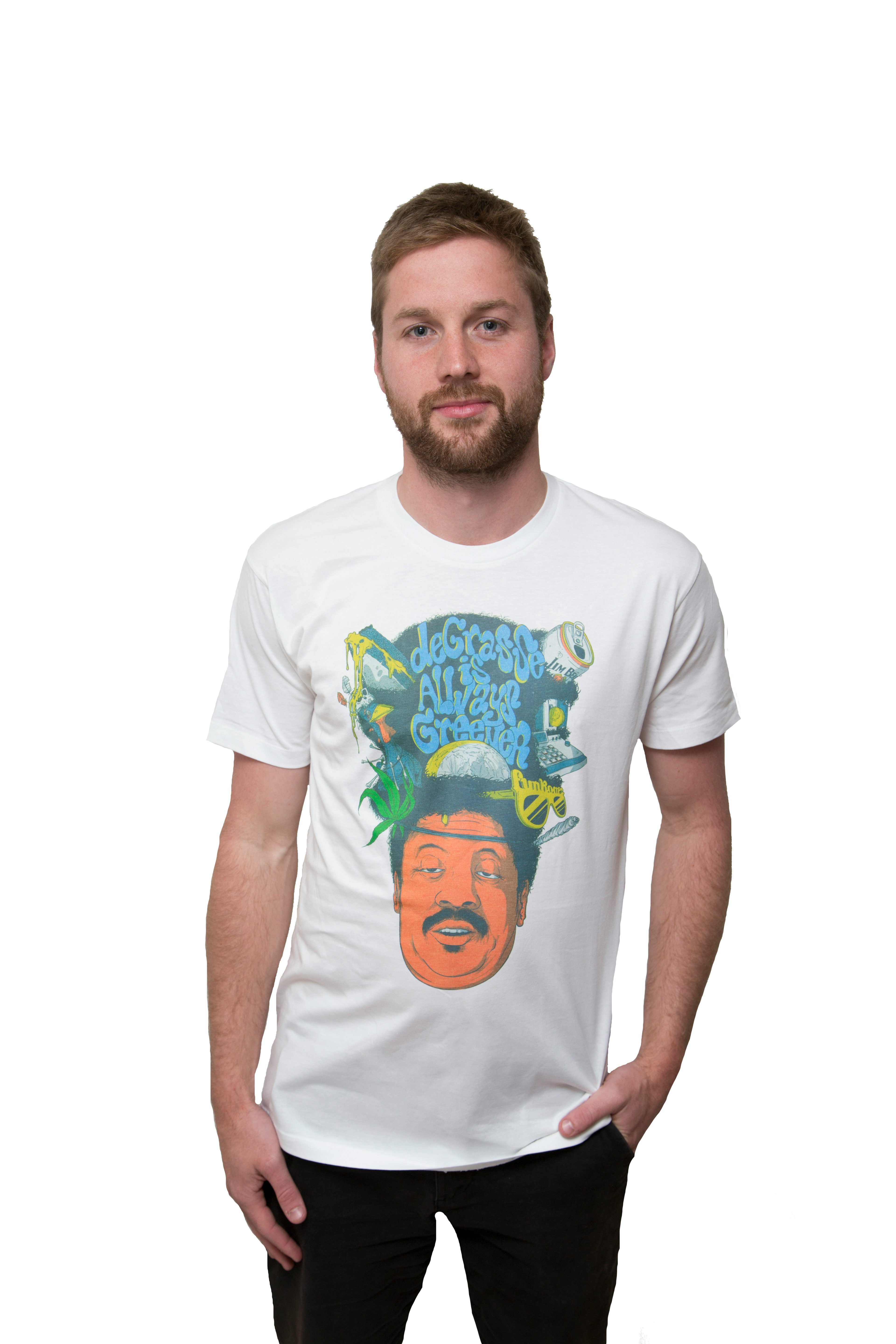 Funkoars Brayden Doig Degrasse Is Always Greener Collab White T Shirt