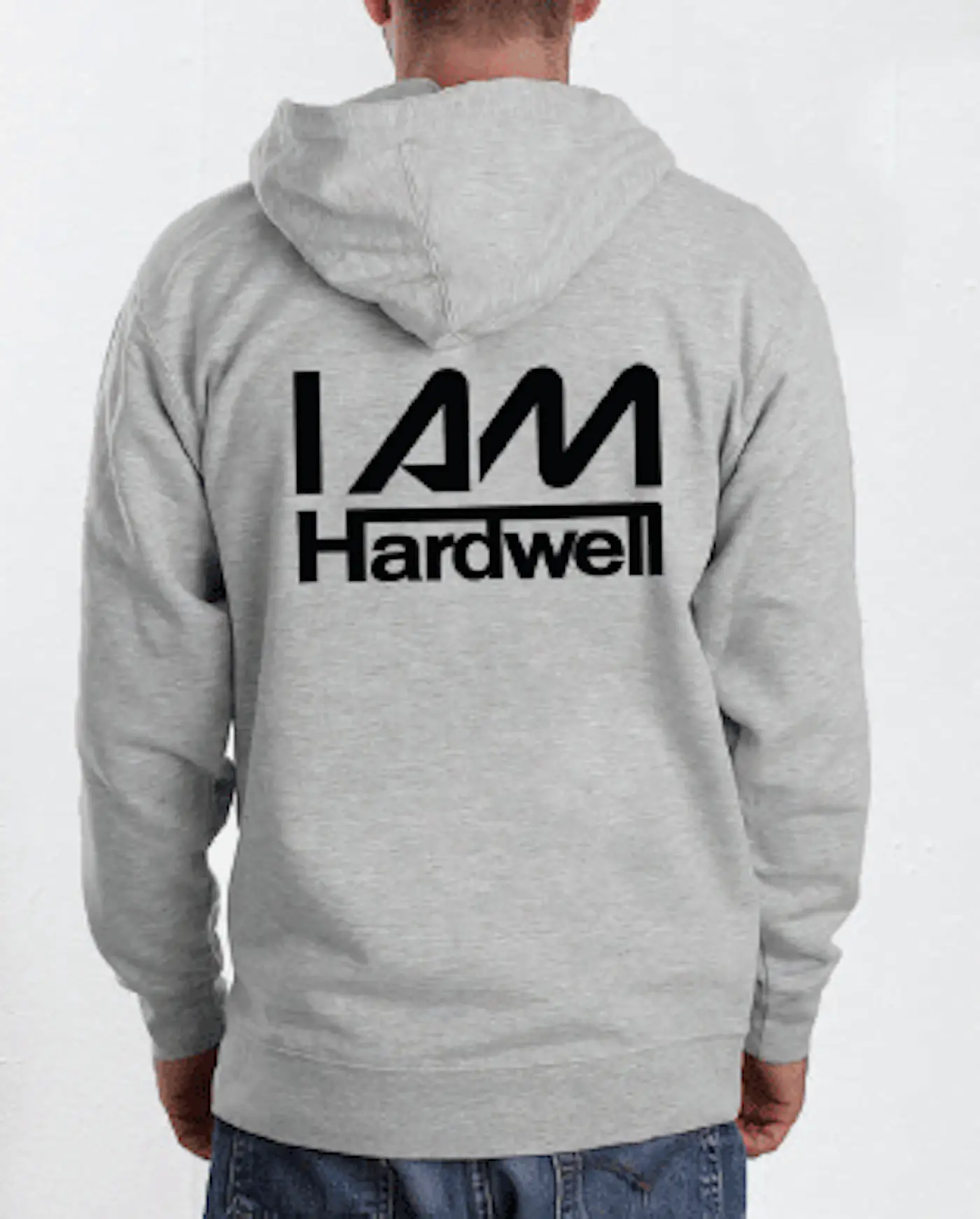 Hardwell Pocket Logo Grey Marle Hoody