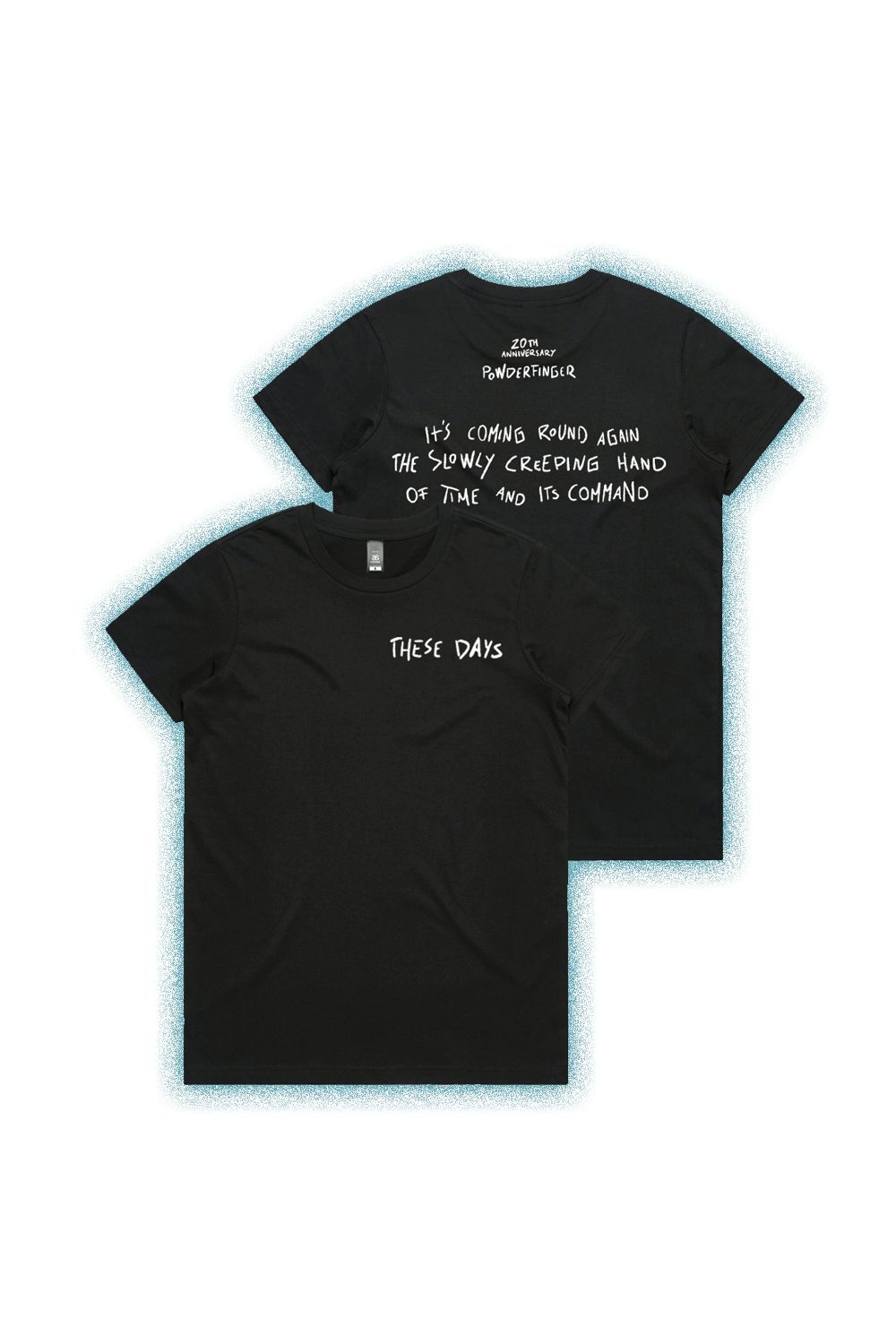 Powderfinger These Days Lyric Black Ladies Tshirt