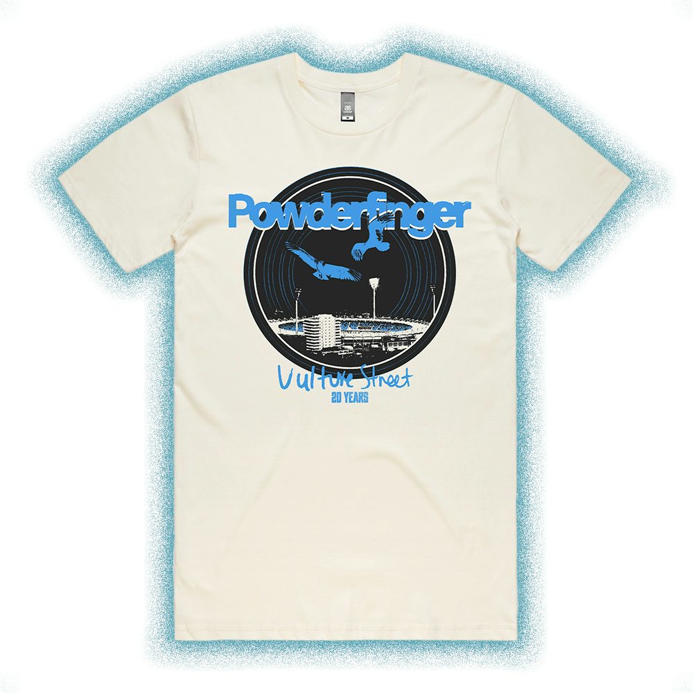 Powderfinger Vulture Street 20th Anniversary Natural Tshirt