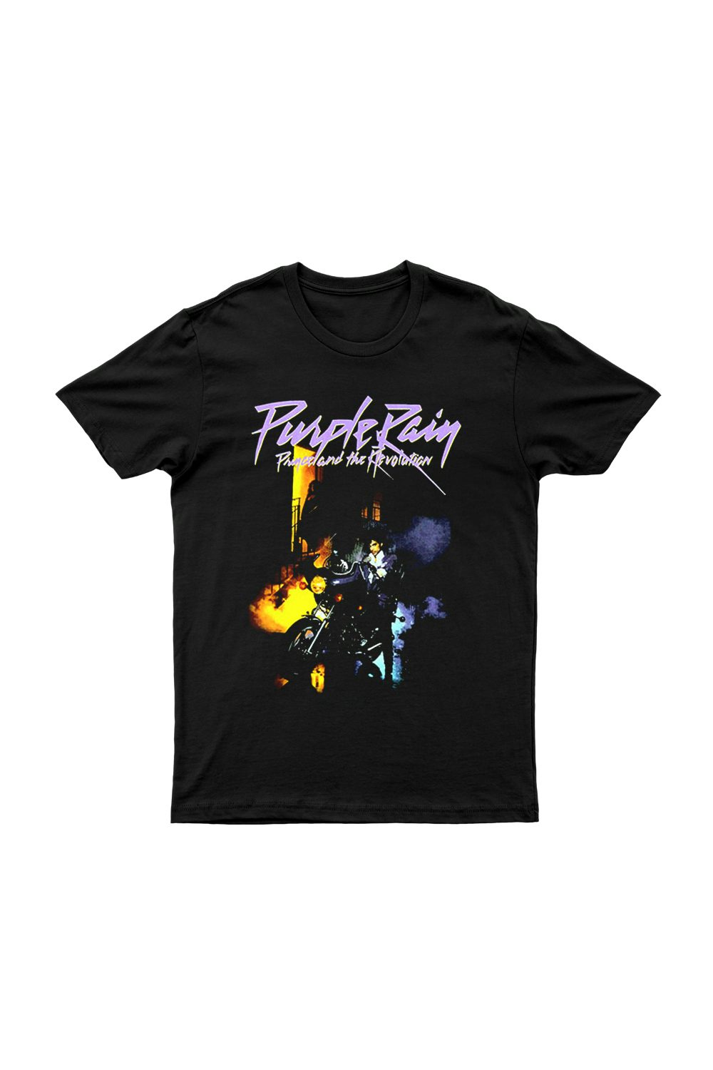 Prince Purple Rain Black Tshirt