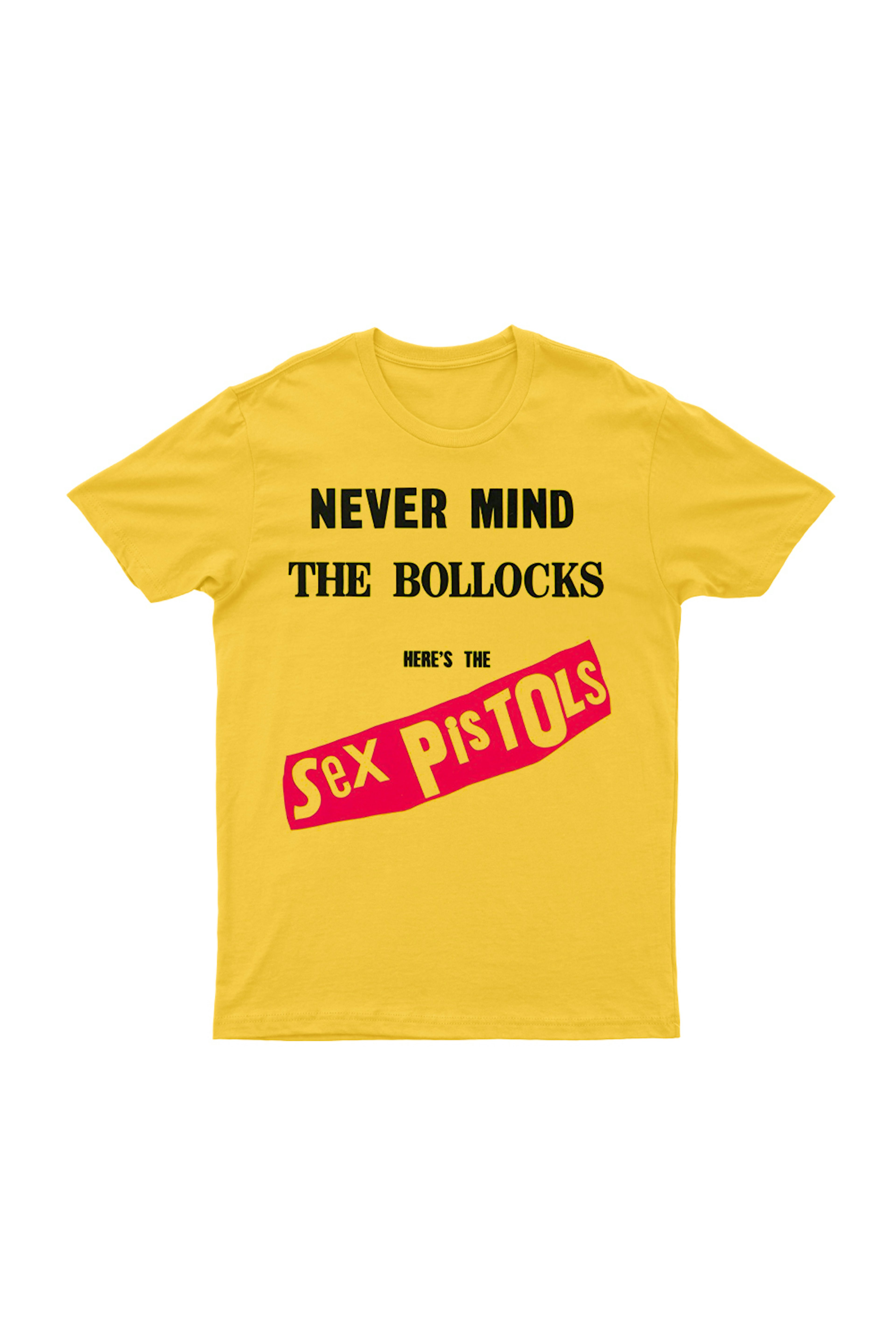 Sex Pistols Never Mind The Bollocks Yellow Tshirt