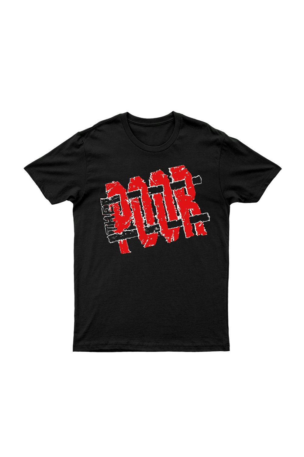 The Poor Classic Large Logo Black Tshirt