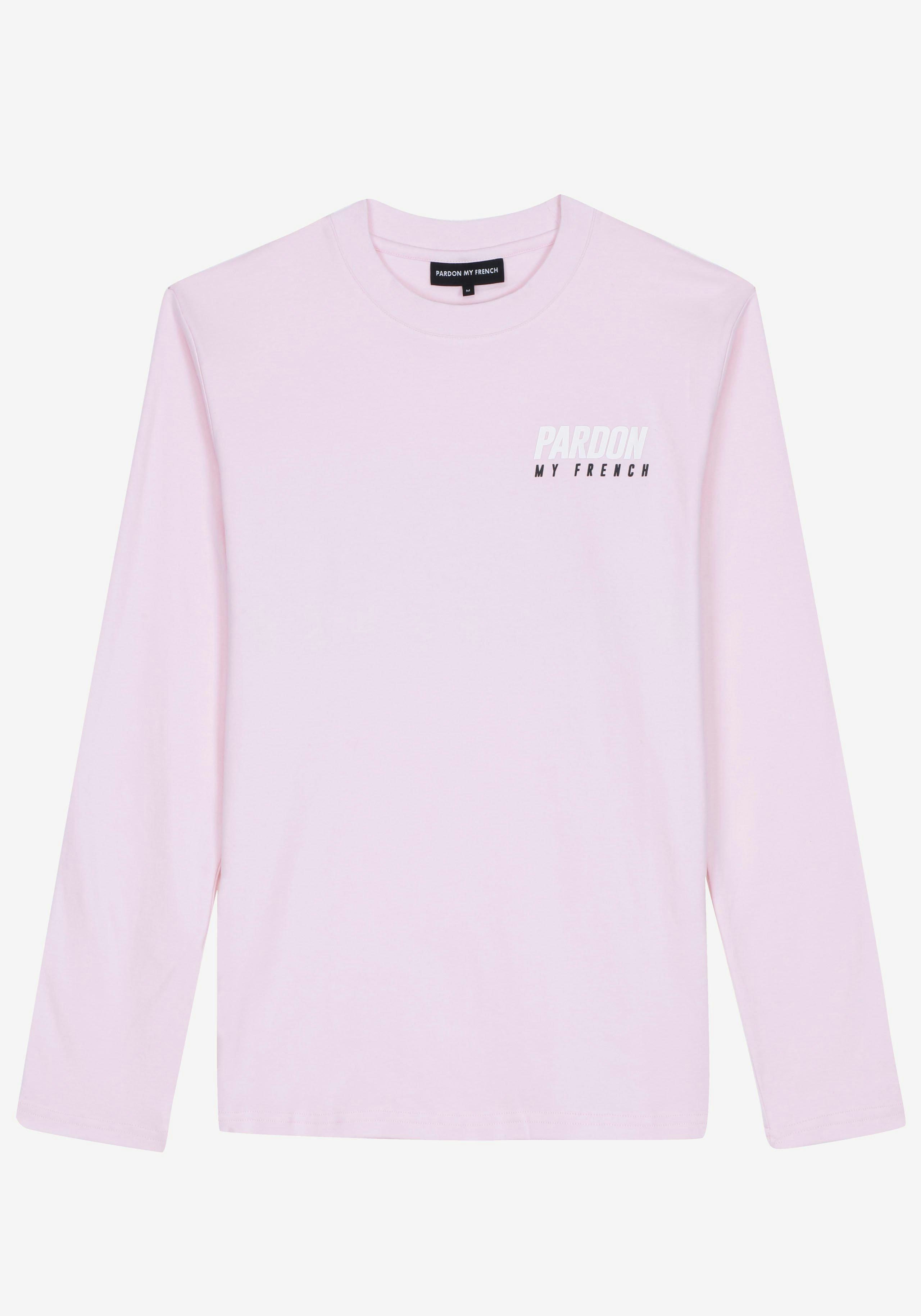 DJ Snake TSHIRT MANCHES LONGUES PARDON LOGO ROSE