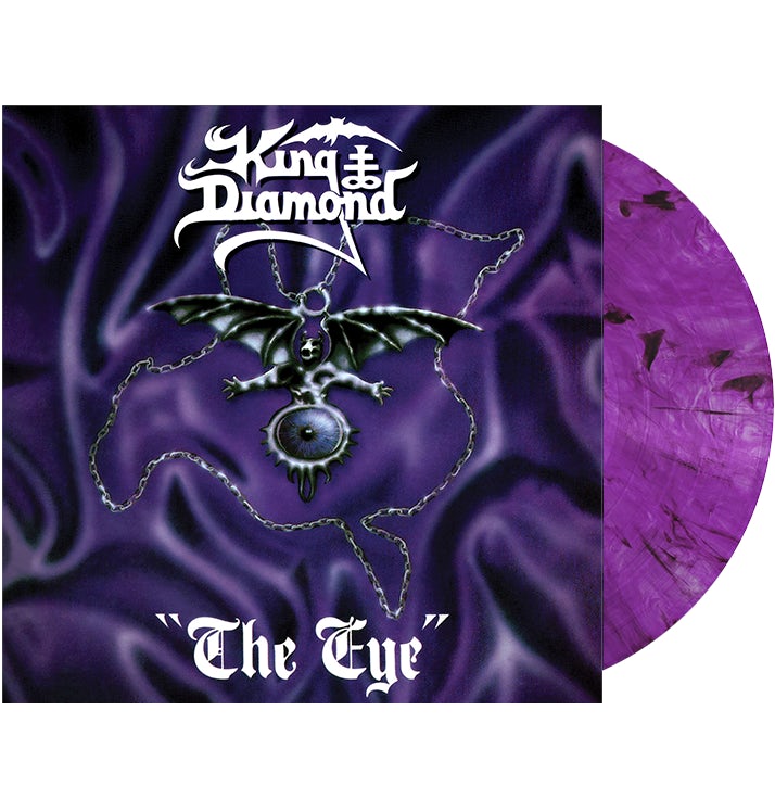 King Diamond 'The Eye' Purple & Black LP (Vinyl)