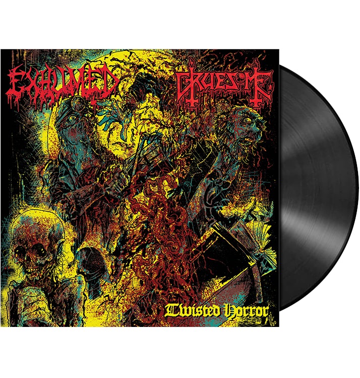 Exhumed GRUESOME - 'Twisted Horror' Split 10" EP (Vinyl)