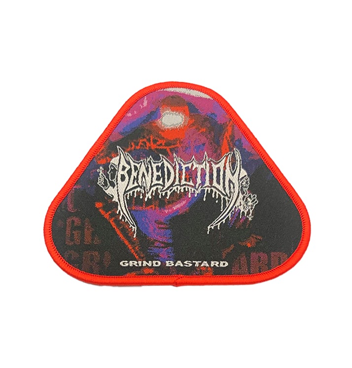 Benediction 'Grind Bastard (Red Edging)' Patch