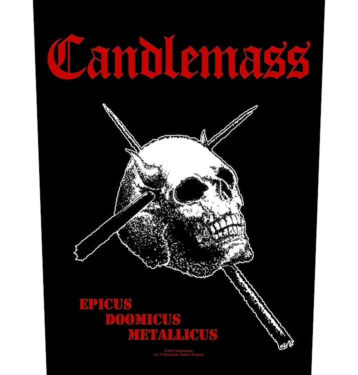 Candlemass 'Epicus Doomicus Metallicus' Back Patch