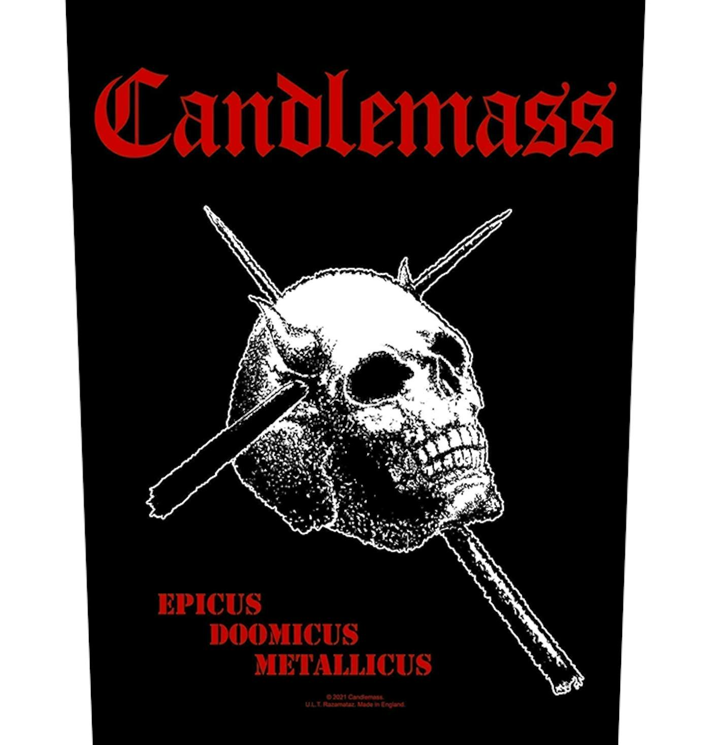 Candlemass 'Epicus Doomicus Metallicus' Back Patch
