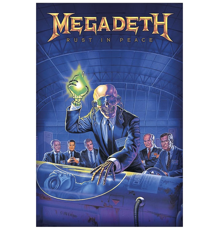 Megadeth 'Rust In Peace' Flag