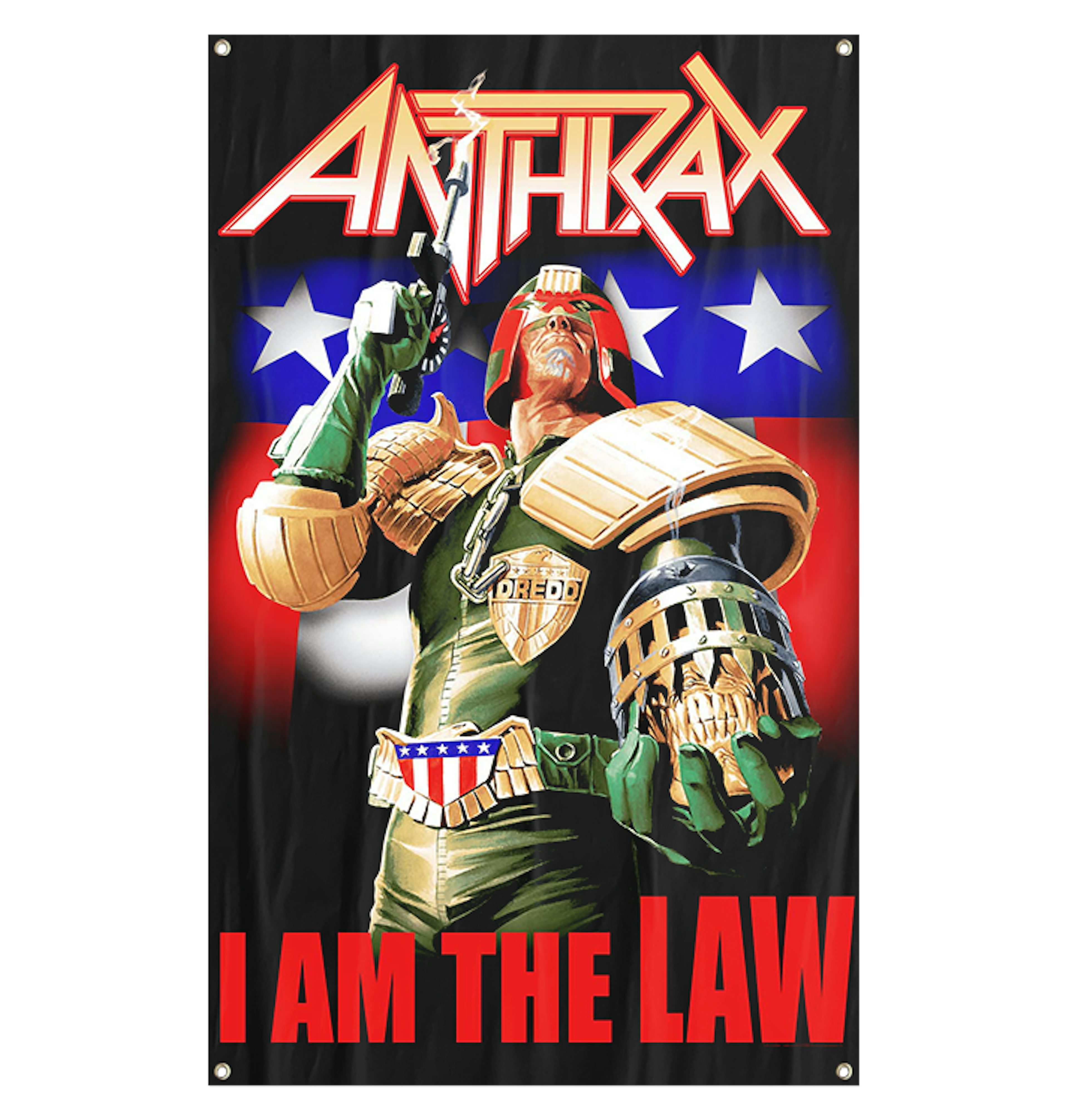 Anthrax 'I Am the Law' Flag
