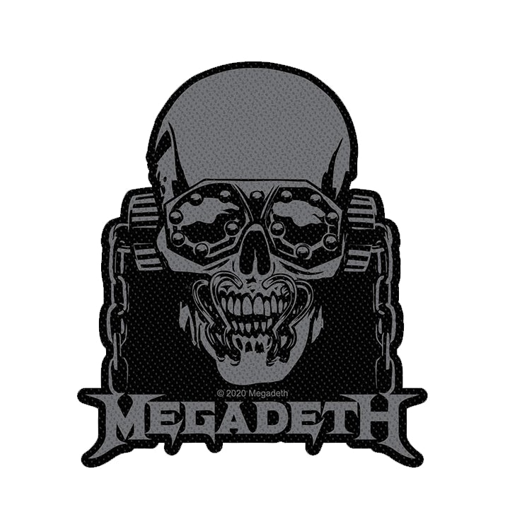 Megadeth 'Vic Rattlehead Cut Out' Patch