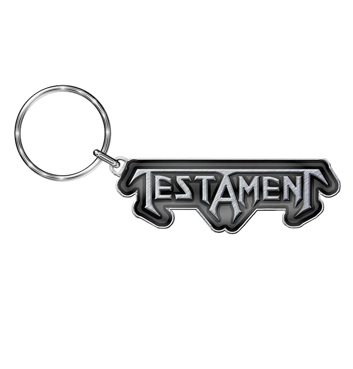 Testament 'Logo' Keyring
