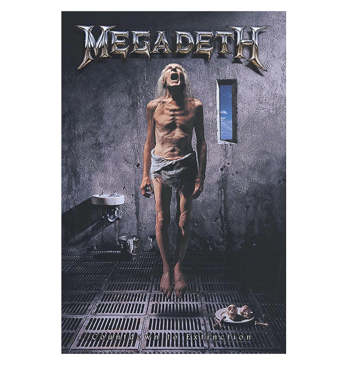 Megadeth 'Countdown to Extinction' Flag