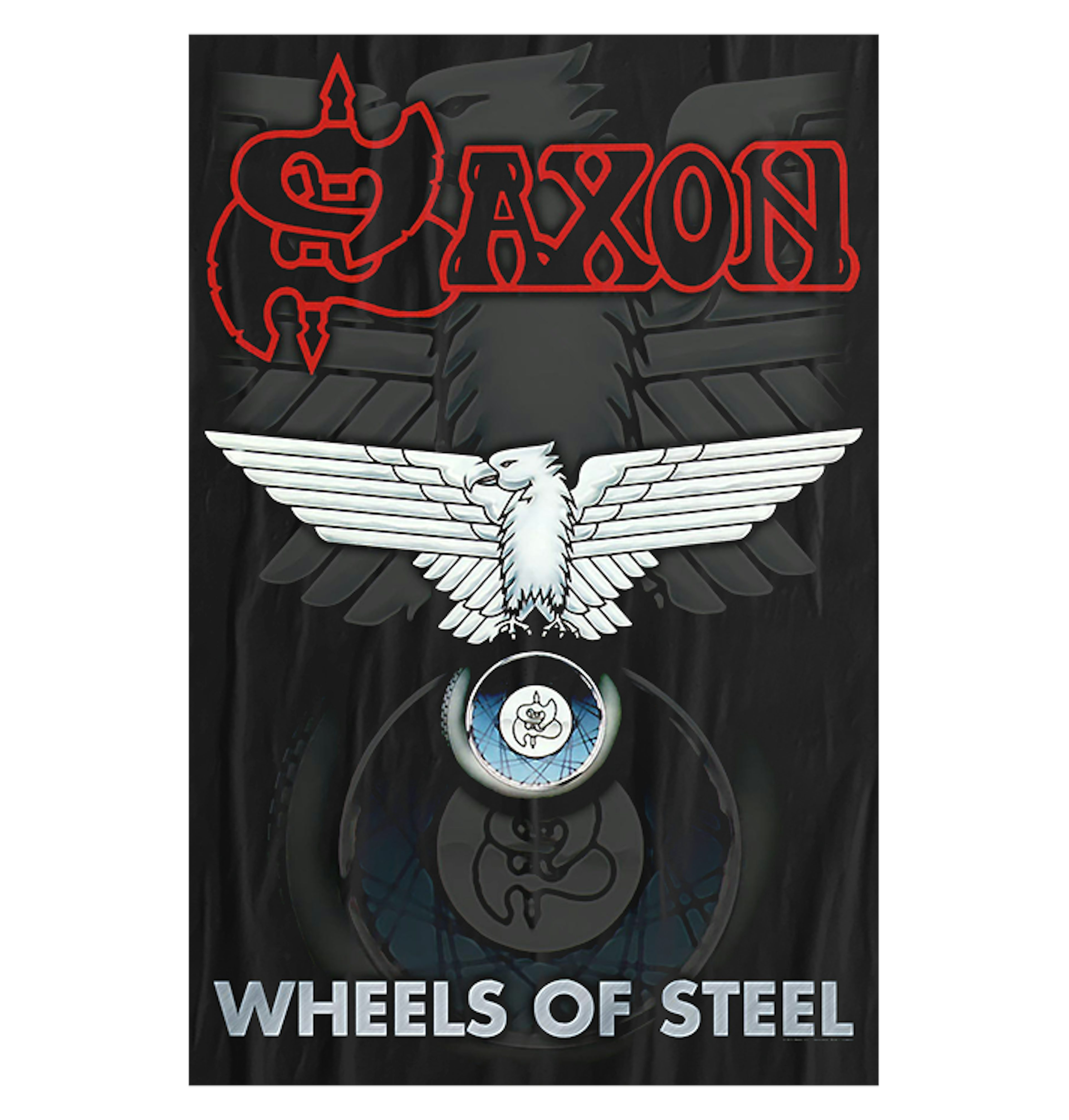 Saxon 'Wheels of Steel' Flag
