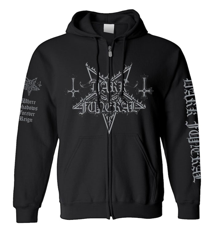 Dark Funeral 'Where Shadows Forever Reign' Zip-Up Hoodie