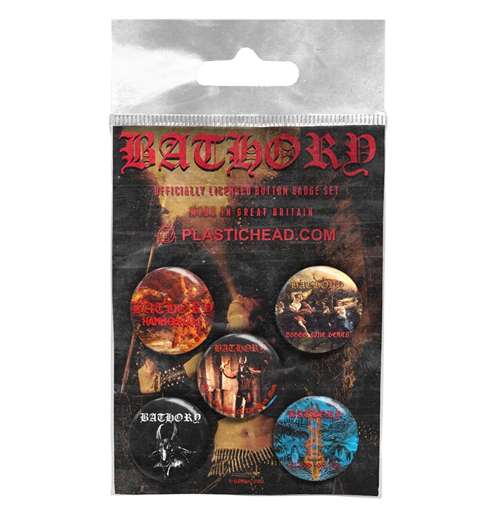 Bathory 'Bathory' Badge Set