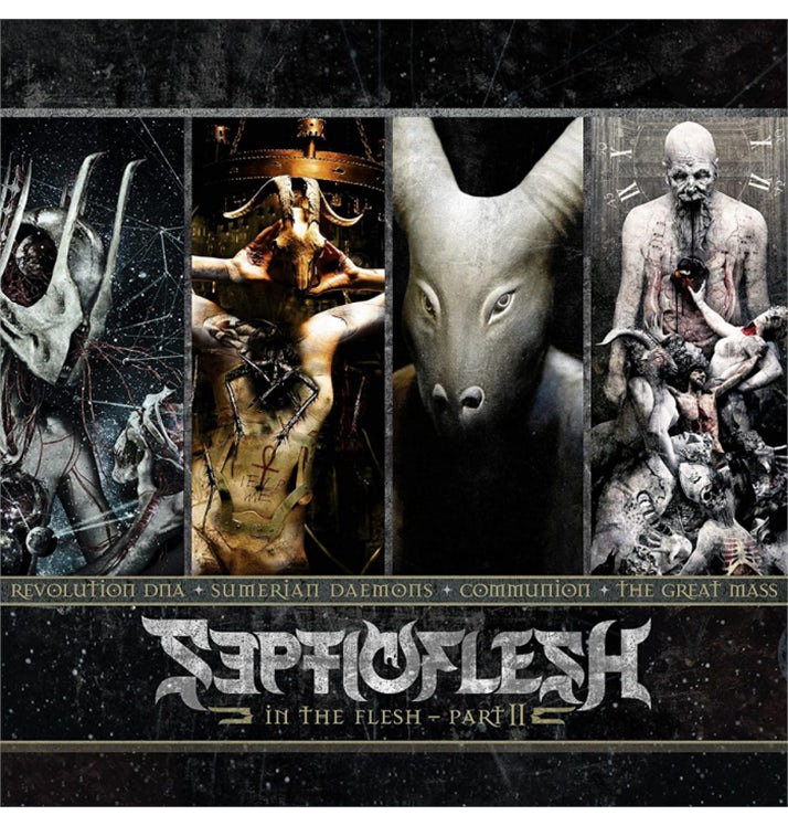 Septicflesh 'In The Flesh - Part II' 4xCD Box