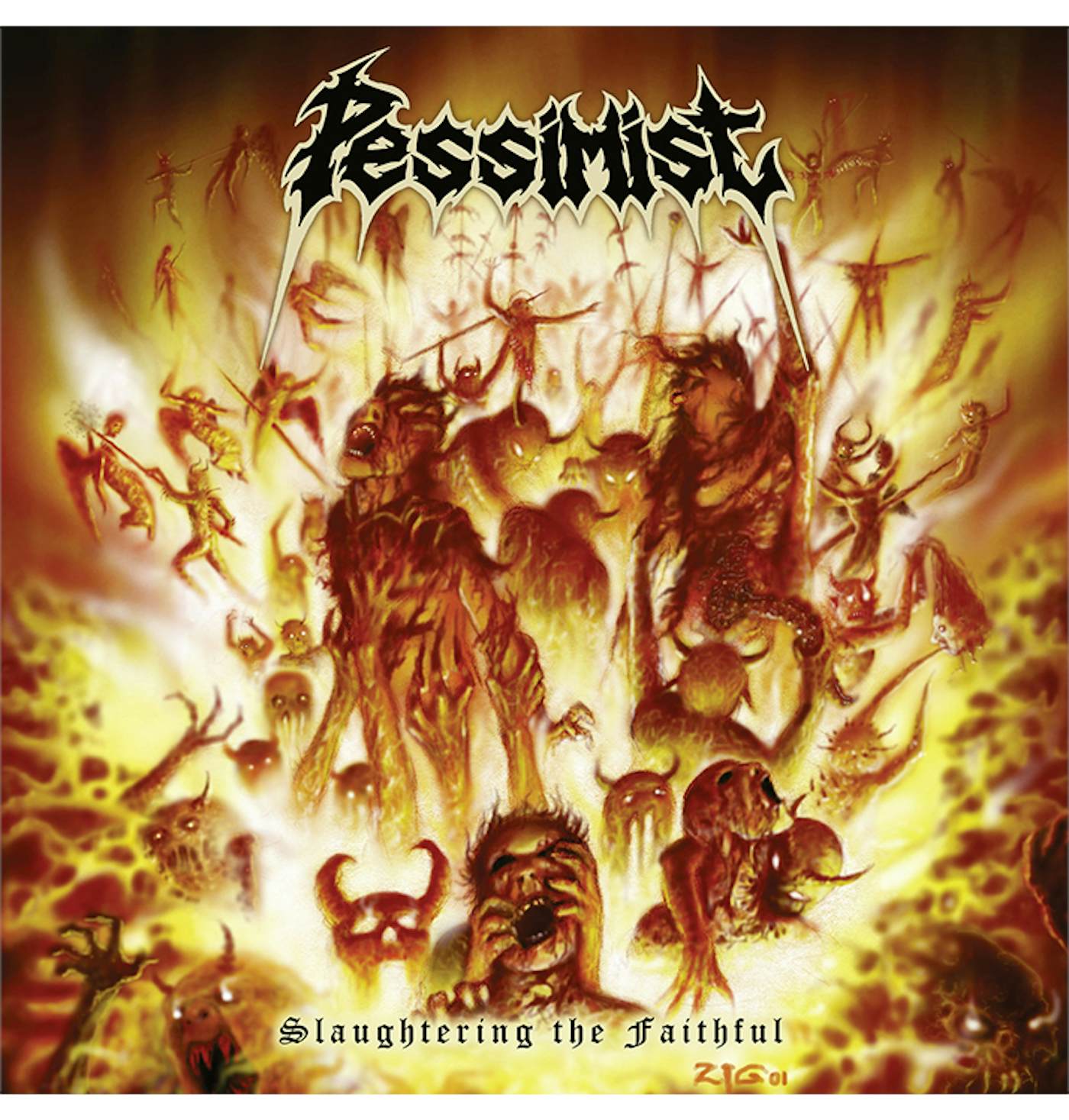 Pessimist 'Slaughtering The Faithful' CD