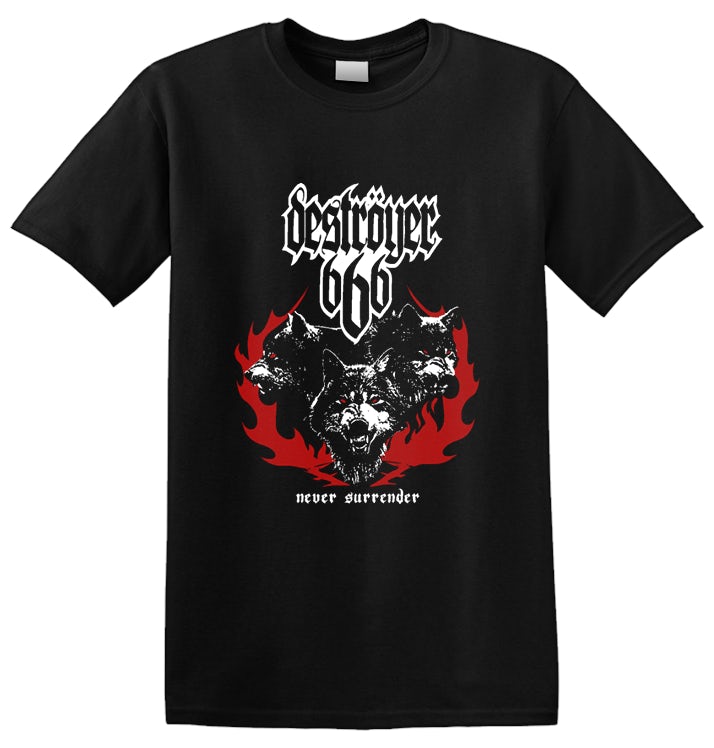 Deströyer 666 'Wolves And Flames' T-Shirt