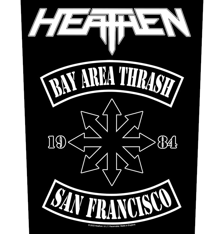 Heathen 'Bay Area Thrash' Back Patch