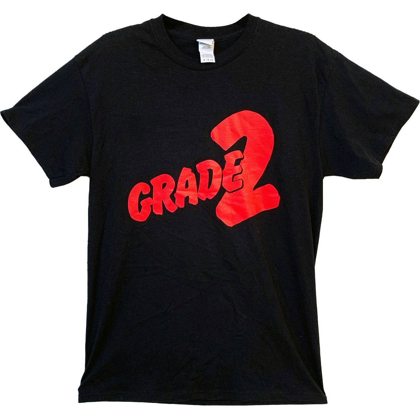 Grade 2 - Red Logo - Black - T-Shirt