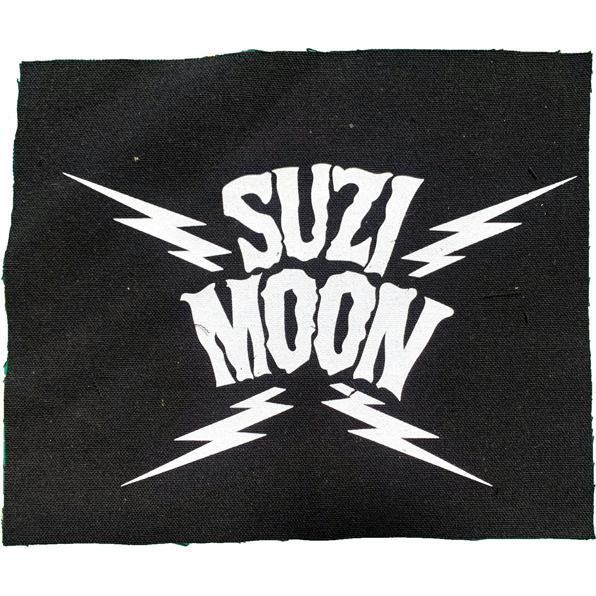 Suzi Moon - Lightning Bolt - Black - Patch - Cloth - Screenprinted - 9 ...