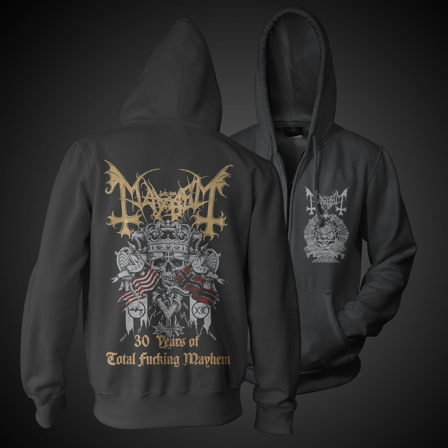 Mayhem "30 Years" Zip Hoodie