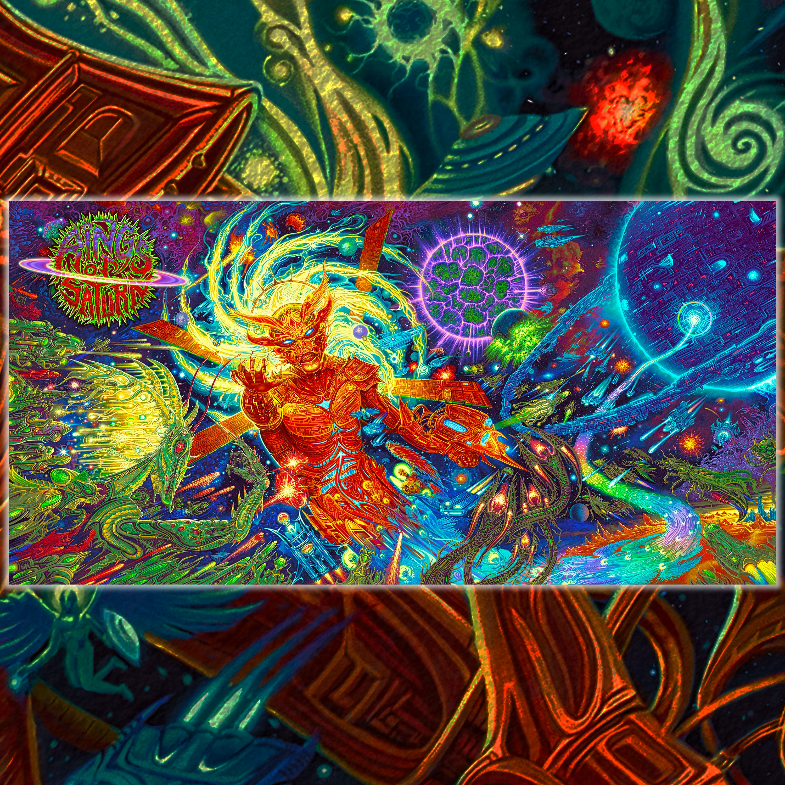 Rings of Saturn "Lugal Ki En Color Variant" Flag