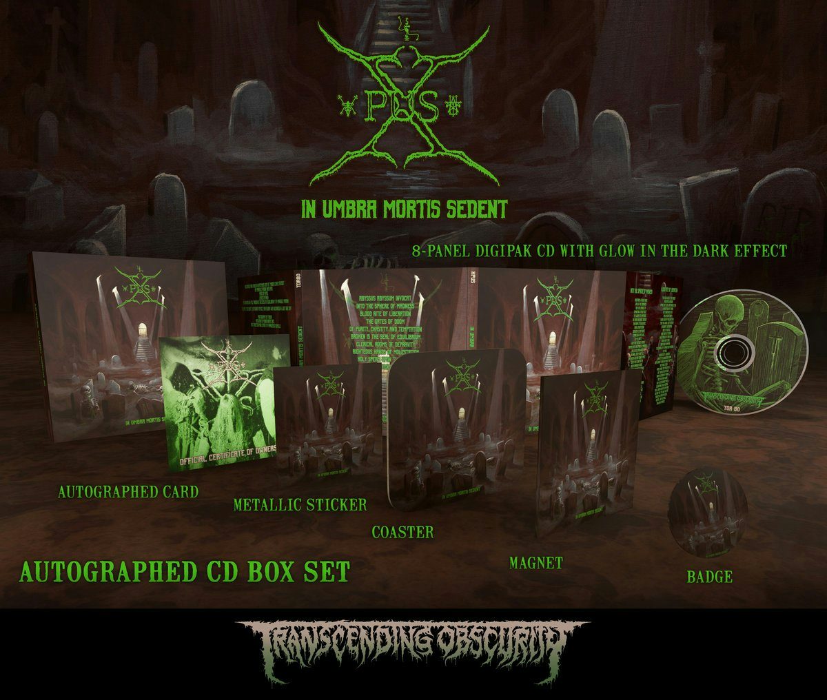 Xpus (Italy) "In Umbra Mortis Sedent" Limited Edition Boxset