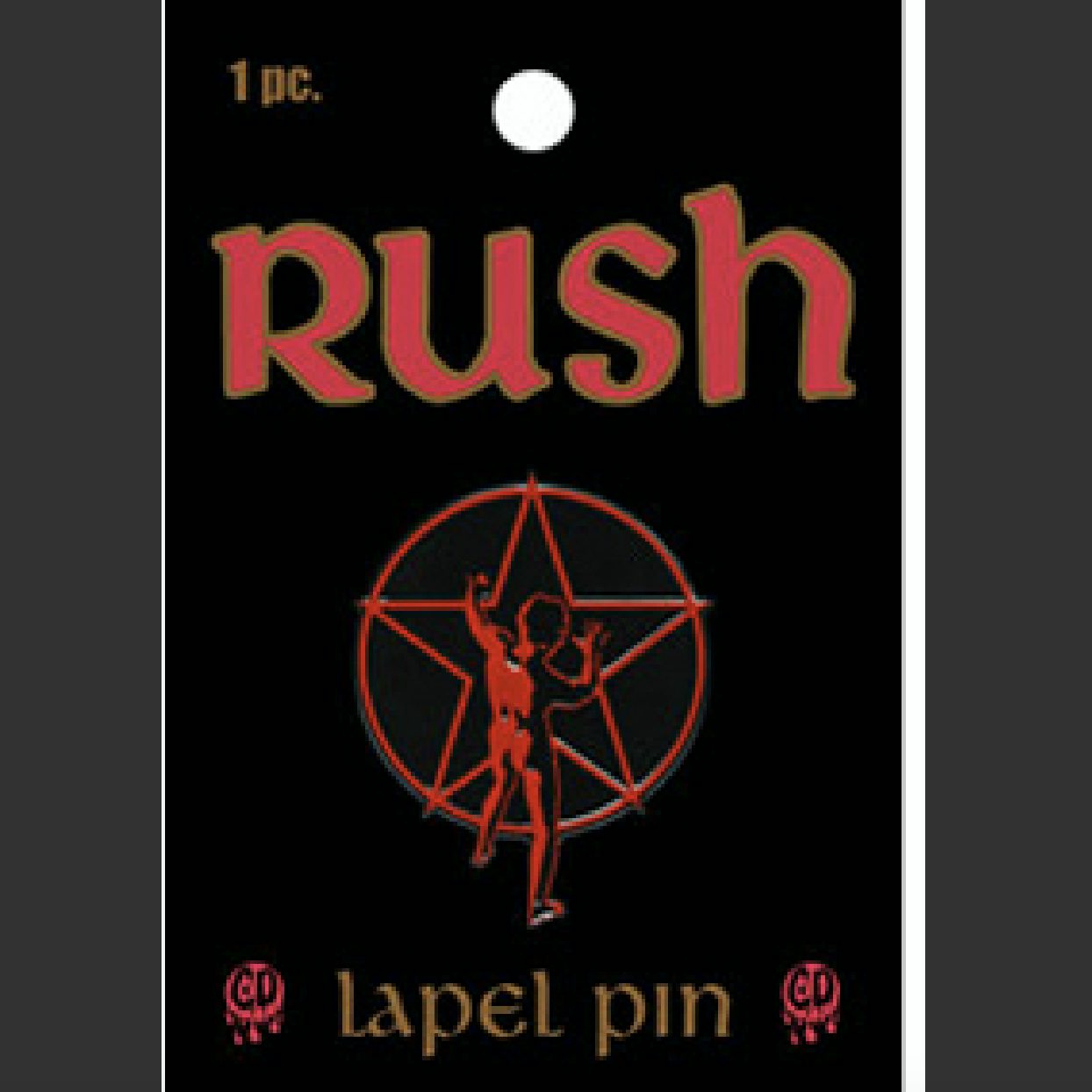 Rush "Starman Lapel" Pins