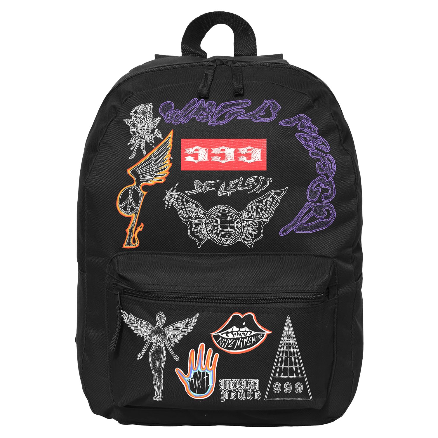 Juice WRLD HIEROGLYPHIC BACKPACK BUNDLE