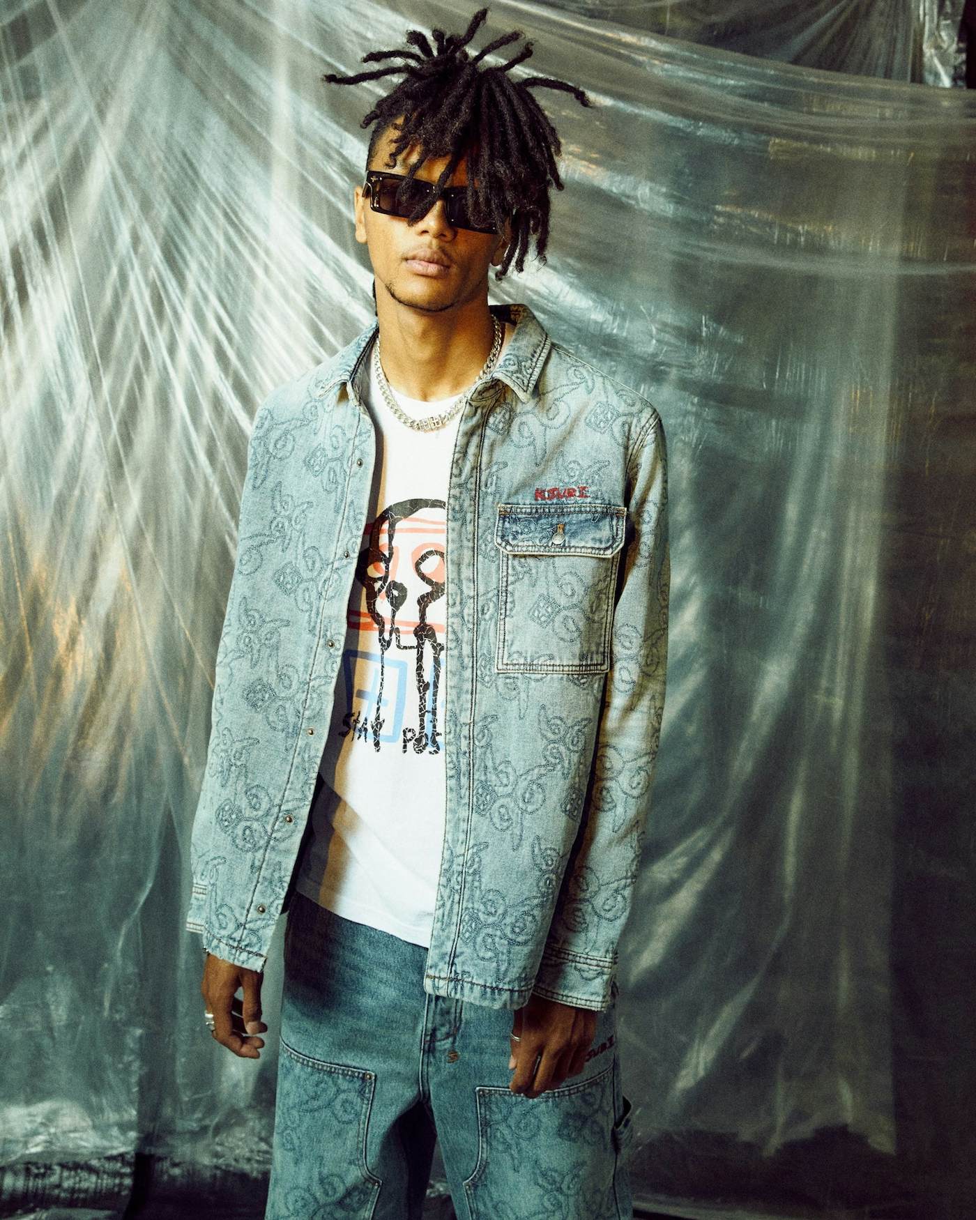 Juice WRLD KASH SS TEE - VINTAGE WHITE