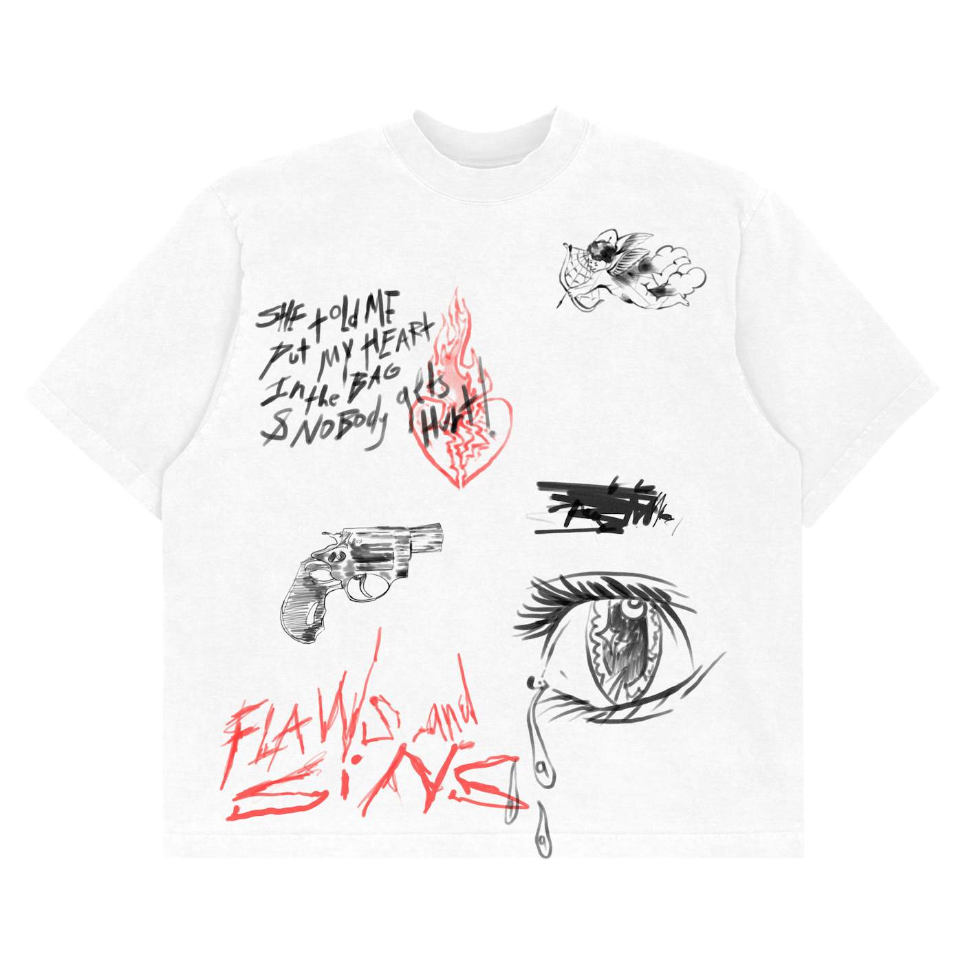 Juice WRLD My Brain Is Going Everywhere DRFL Tee