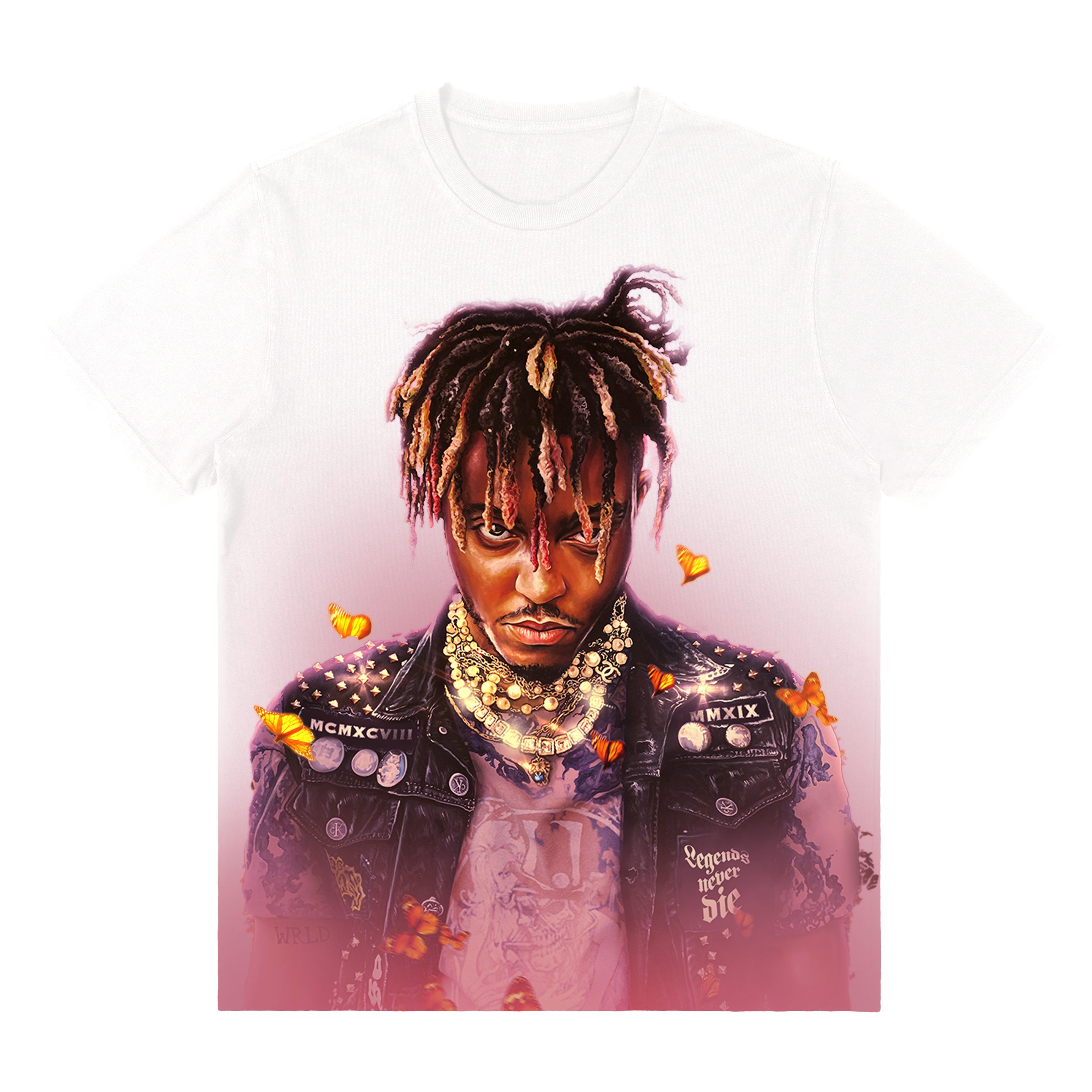 Juice WRLD LND GLOW TEE - WHITE
